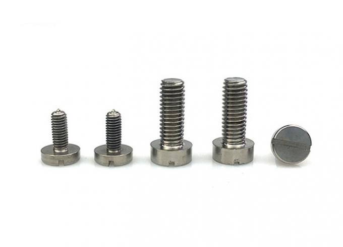 Full Thread Slotted Head Screw , Stainless Steel Cheese Head Machine Screw