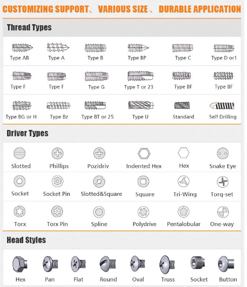 Cross Recessed Pan Head Stainless Steel Self Tapping Screws Zinc Plated ...