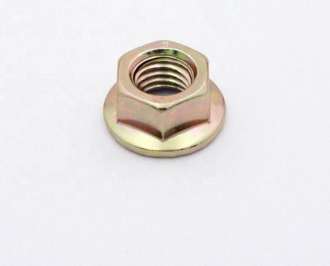 6 Grade Hexagon Lock Nut With Flange And Fine Pitch Thread DIN ISO Standard