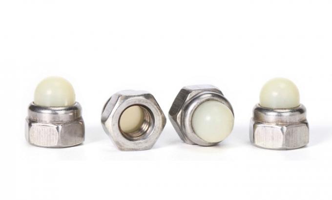 DIN 986 Prevailing Torque Type Hexagon Domed Cap Nut With Non ...