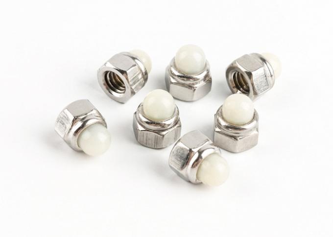 DIN 986 Prevailing Torque Type Hexagon Domed Cap Nut With Non ...