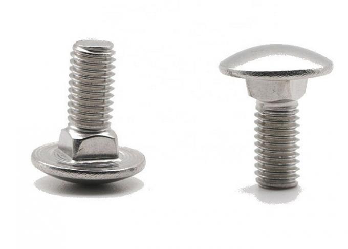 Carbon Steel / Stainless Steel Round Head Carriage Bolt M4 - M52 With Square Neck