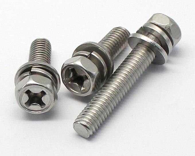 Cross Recessed Hexagon Bolt And Nut Assembly For Automobile Industry