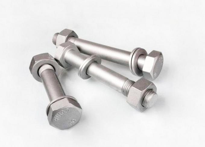 High Strength Bolt And Nut Assembly With Washer Standard / Customized