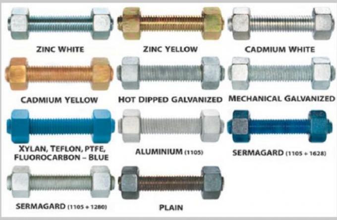 Full Threaded High Strength Double Ended Bolt Customized With 2 Hex ...