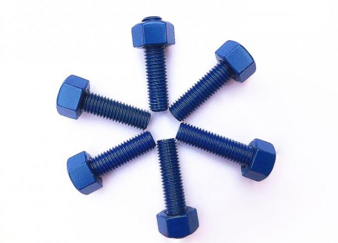 Customized Ptfe Bolts Stud Bolts For Steel Structures High Performance