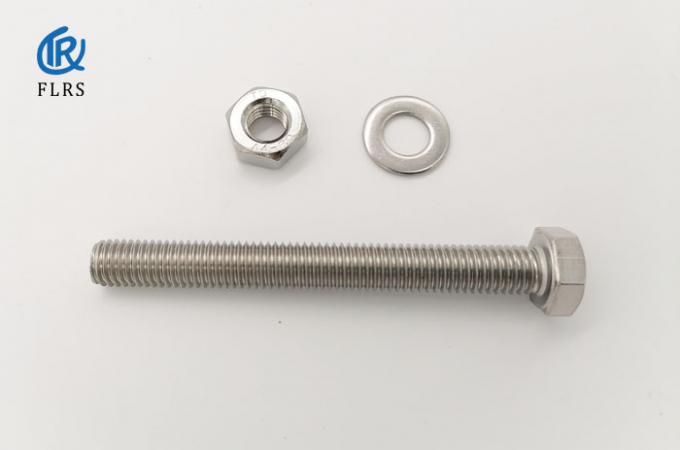 DIN933 Stainless Steel 304 Passivated Hex Head Bolt