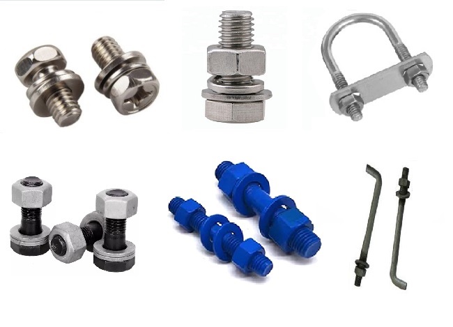 SIZE M6-M32 Colorful PTFE Coating Bolt And Nut Assembly