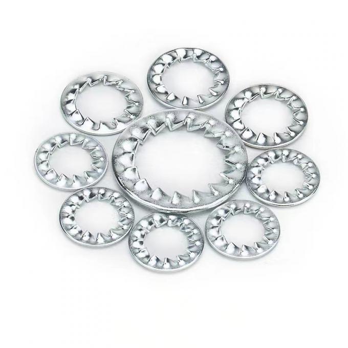 Type J Stainless Steel Serrated Lock Washers With Internal Teeth DIN6798