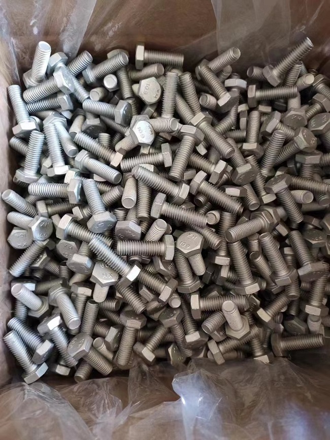 DIN 933 Full Thread Hex Head Bolt Fasteners Dacromet Coating For ...