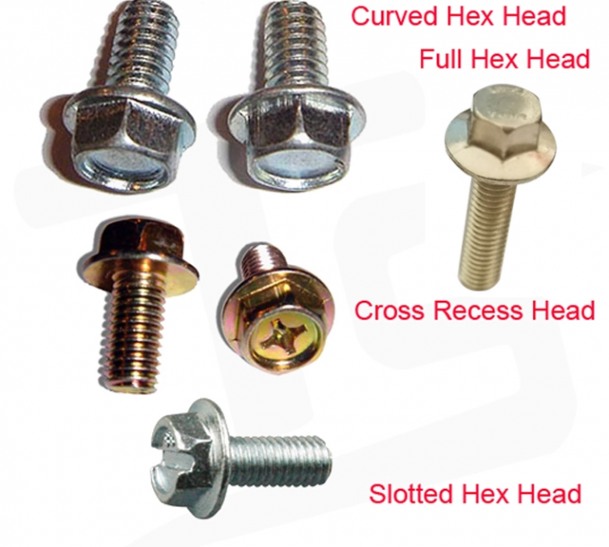 M52 Carbon Steel Fully Threaded Hex Flange Bolt With Washer