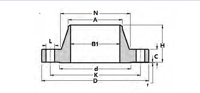 ASME B16.5 300LB Forged Steel Weld Neck Flange Raised Face Serrated Finish