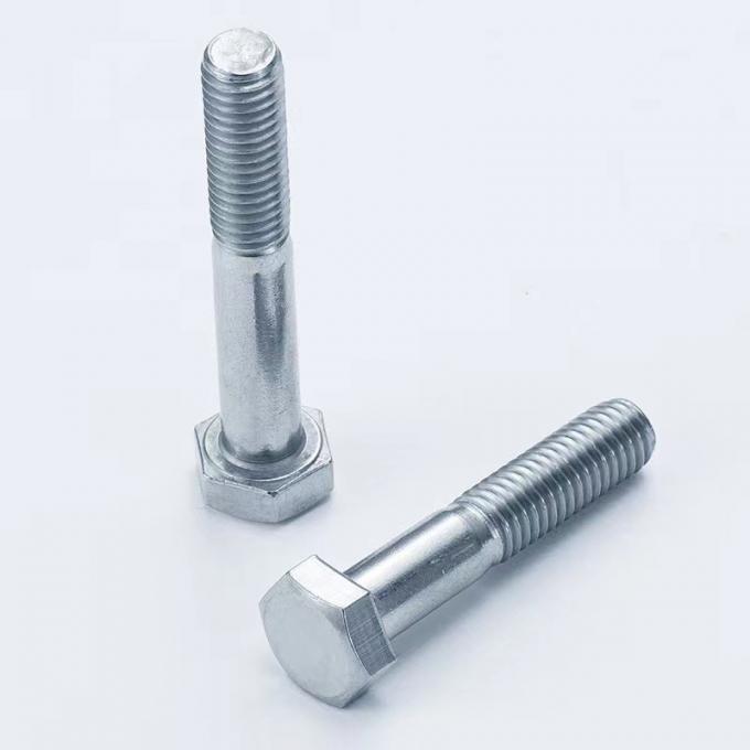 M3 - M39 Hex Head Cap Screw Bolt Grade 8.8 Galvanized Carbon Steel Half ...