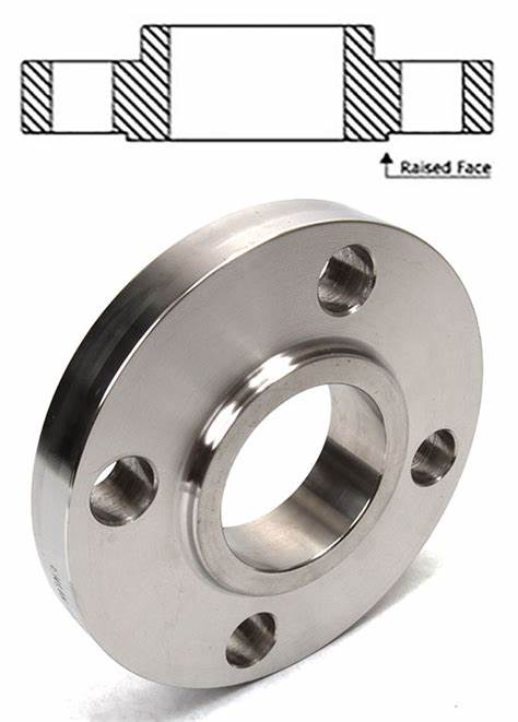 P245GH PN25 Carbon Steel Pipe Flange Raised Face Slip On Type 12/B