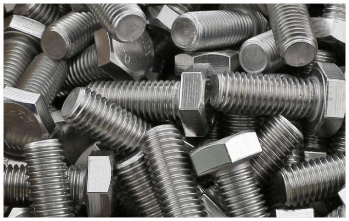 Left Hand 18-8 Stainless Steel Hex Head Screws / Reverse Threaded Hex Bolt