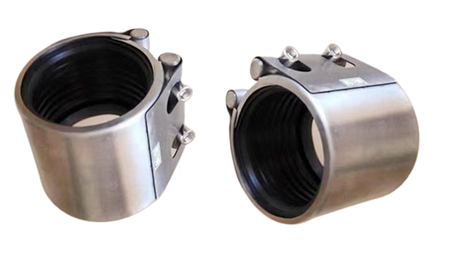 Extended Dual Type Pipe Clamp Coupling For Leaking Repairs