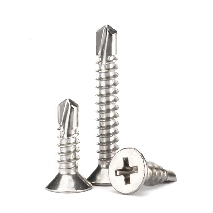 Cross Socket Countersunk Head Self Drilling Screws For Sheet Metal 1022 ...