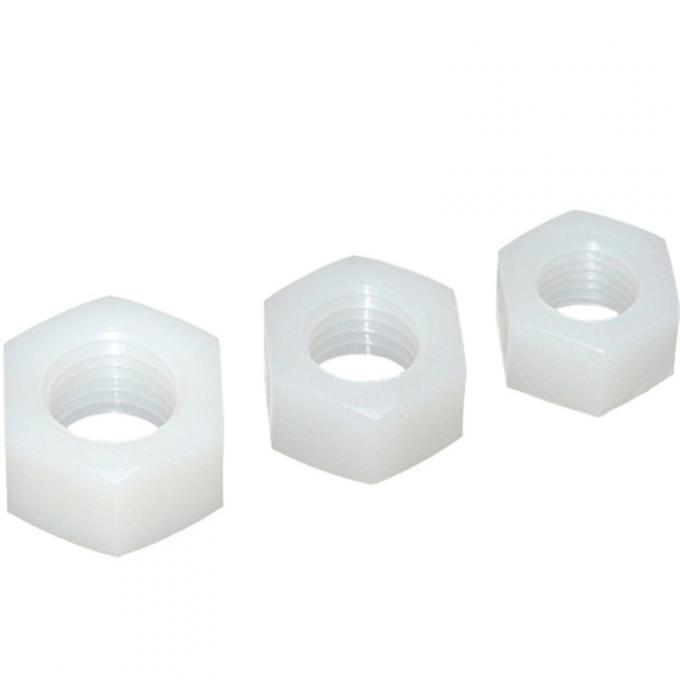 Coarse Thread PVDF Hex Nut With DIN/ISO Standard For Industrial ...