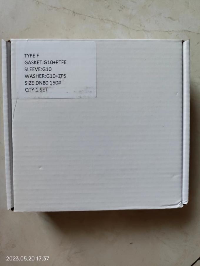 Flange Insulation Kit TYPE F With G10 + PTFE Gasket For Pipeline Raised ...