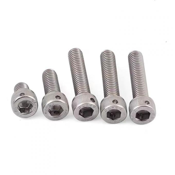 Corrosion Resistant Hex Socket Cap Head Machine Screws With Wire Holes ...