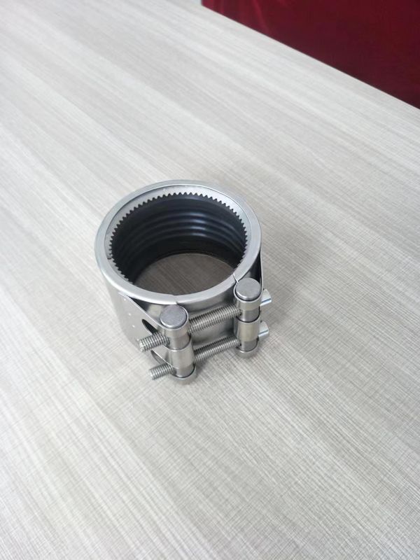 Single Pipe Coupling/Clamp Grip Type Material Stainless Steel SS316+NBR ...