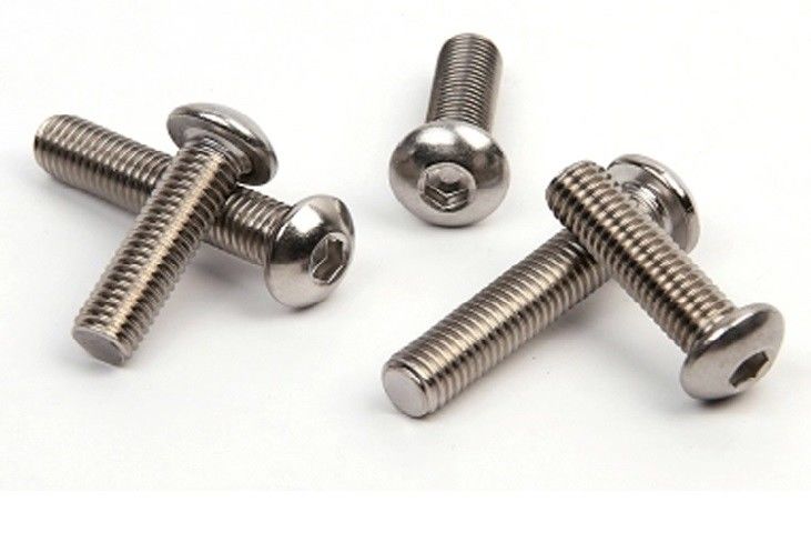 SS Hex Socket Round Button Head Screw with Metric Coarse Thread ISO 7380/ ASME/ANSI B 18.3.4M