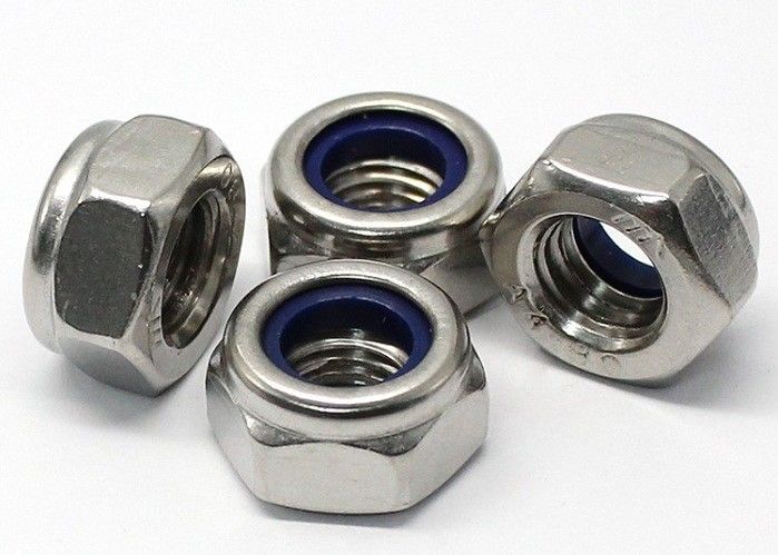 DIN 985 Standard Hexagon Lock Nut Prevailing Torque Type With Nylon Insert