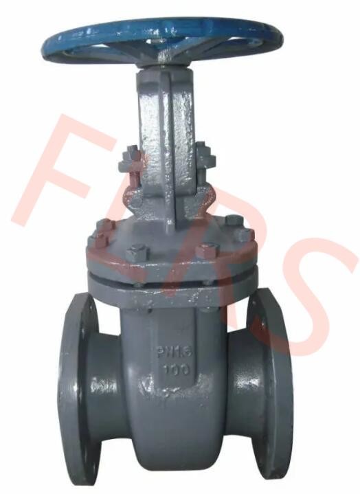 DN150 Marine Cast Steel Flanged Gate Valve for Ship Building JIS F7366 PN10