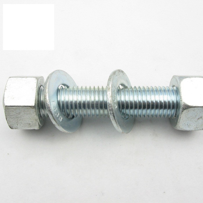 Size M2-M72 Metric Fully Threaded Rod Stud with 2 Heavy Hex Nuts and 2 ...