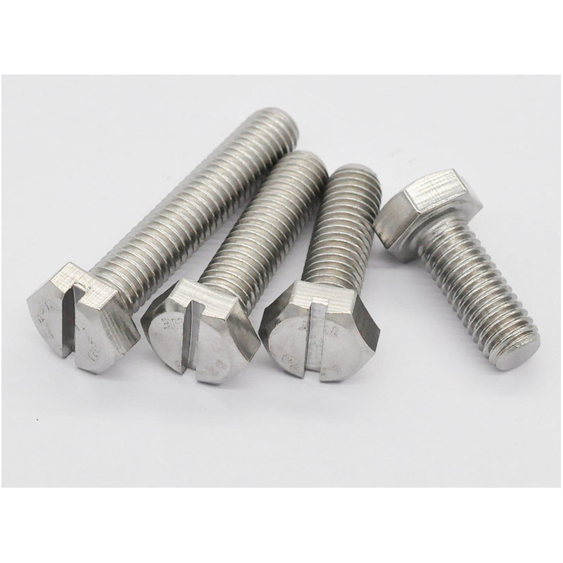Stainless Steel GB/T 29.1 Hex Bolt With Slot On Head Hexagon Screwts ...