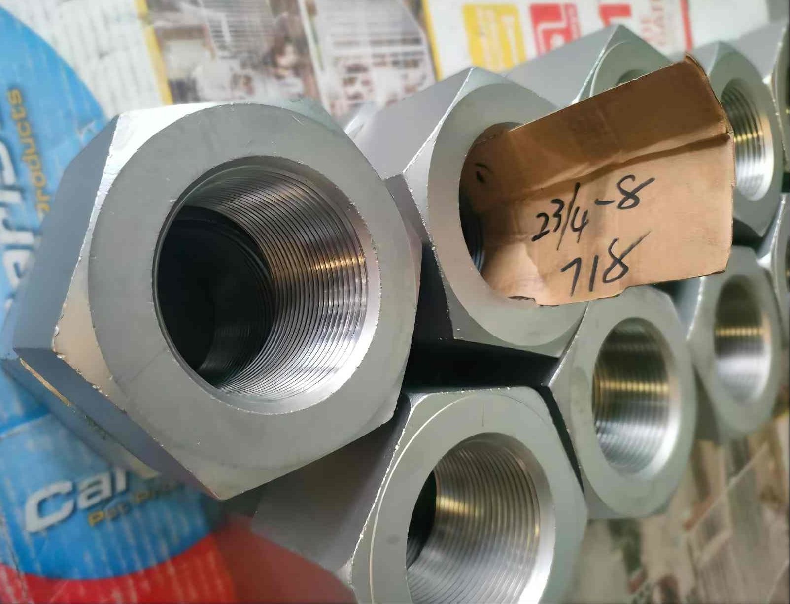 2-3/4"-8UNC ASTM A453 Grade 660 Class B Heavy Hex Nuts For High ...