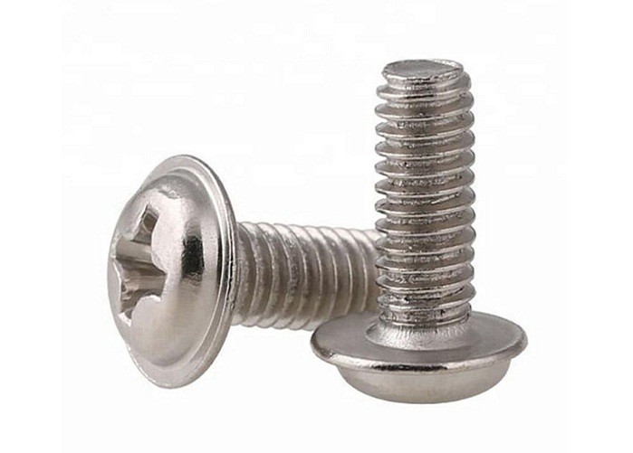 Cross Recessed Pan Head Machine Screw Customized Metal Material Made
